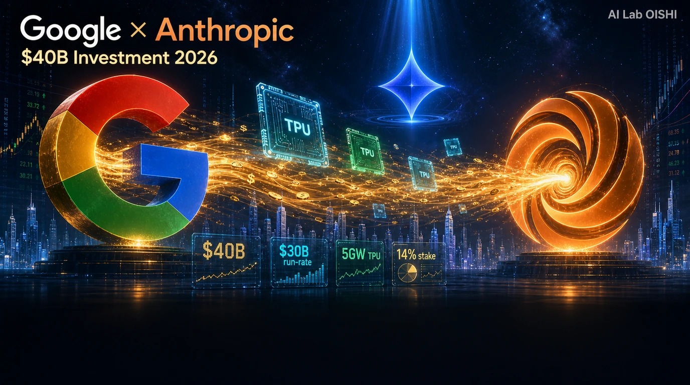 Google×Anthropic 4兆円投資の真意｜TPU・Gemini・LTBTで読む構造分析【2026年5月】 – AI Lab ...